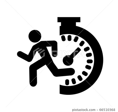 speedometer. abstract symbol of speed - Stock Illustration [66510368 ...