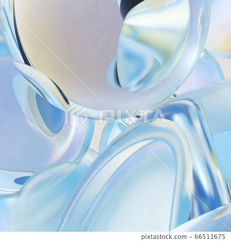 Levitating water drops. Background of beautiful... - Stock Illustration ...