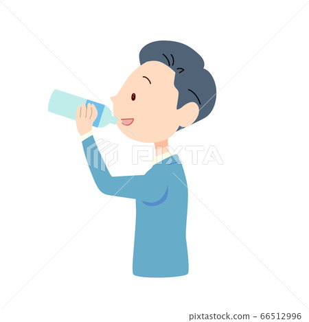 Heat stroke hydration male - Stock Illustration [66512996] - PIXTA