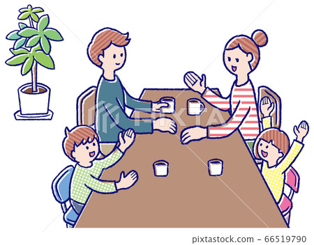 Family meeting 1 - Stock Illustration [66519790] - PIXTA