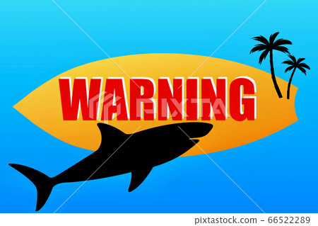 Attention to sharks - Stock Illustration [66522289] - PIXTA