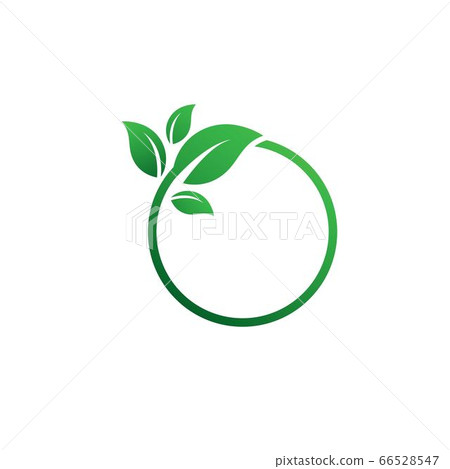 Green Tree leaf ecology nature element - Stock Illustration [66528547 ...