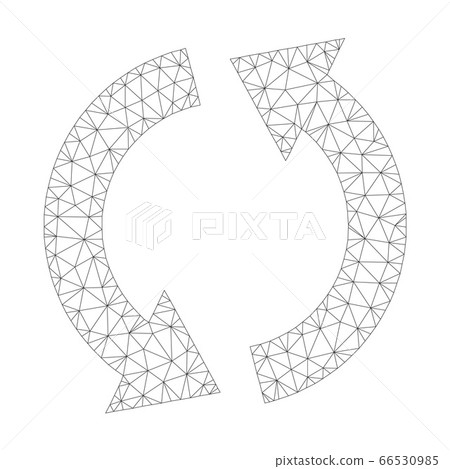 Mesh Vector Recycle Icon - Stock Illustration [66530985] - PIXTA