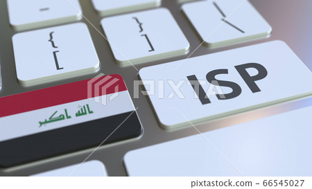 ISP or Internet Service Provider text and flag... - Stock Illustration ...