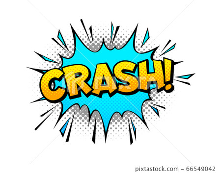 Comic sound speech effect. Crash cartoon text.... - Stock Illustration ...