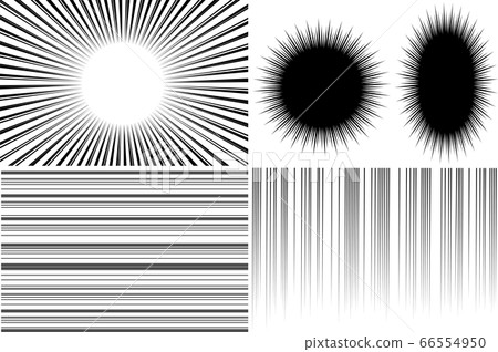Cartoon line effect set - Stock Illustration [66554950] - PIXTA