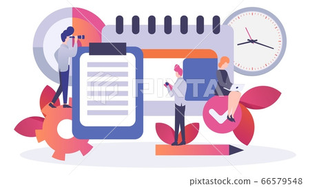 Business management task, vector illustration.... - Stock Illustration ...
