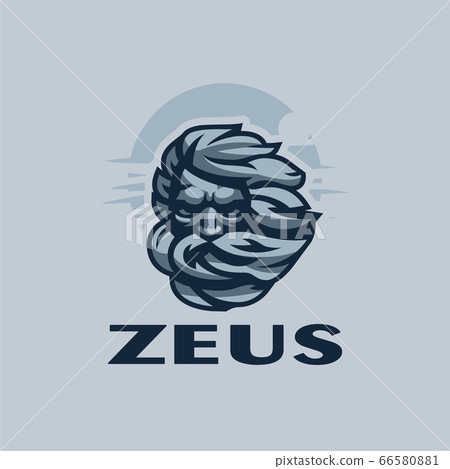 Zeus head. Vector illustration.-插圖素材 [66580881] - PIXTA圖庫