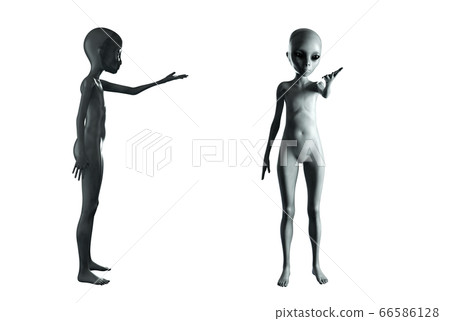 Alien hand reaching out. UFO futuristic... - 스톡일러스트 [66586128] - PIXTA