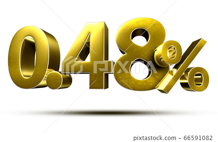 0.48 Percent 3d. - Stock Illustration [66591082] - PIXTA