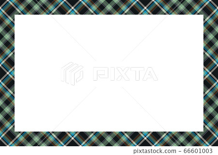 Vintage frame vector. Scottish border pattern - Stock Illustration ...