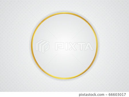 Circle space shape for content white color and - Stock Illustration ...