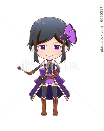 Magical Girl (Purple) - Stock Illustration [66605174] - PIXTA