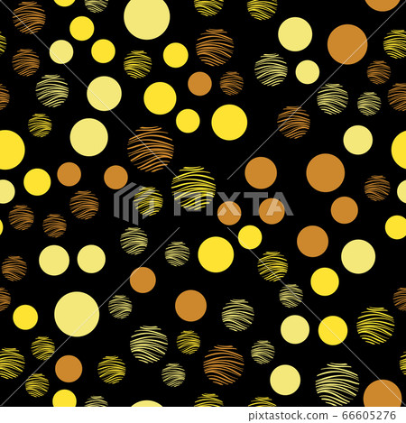 Seamless pattern. Golden circle geometry in... - Stock Illustration ...