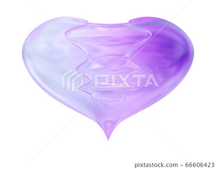 Valentine Heart Shape Love Symbol Glass... - Stock Illustration ...