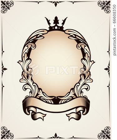 Decorative royal frame - Stock Illustration [66608350] - PIXTA