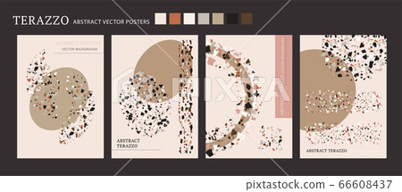 Vector terazzo poster. - Stock Illustration [66608437] - PIXTA