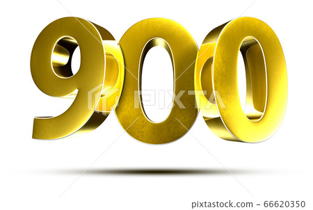 Numbers 900 3d. - Stock Illustration [66620350] - PIXTA