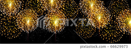 Fireworks summer festival background - Stock Illustration [66629973 ...