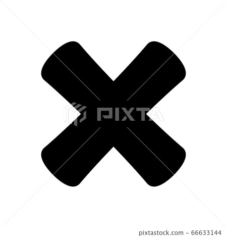 Delete symbol icon. - Stock Illustration [66633144] - PIXTA