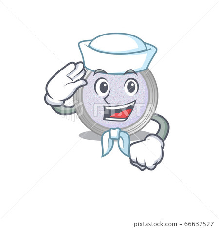 Smiley sailor cartoon character of glitter... - Stock Illustration ...