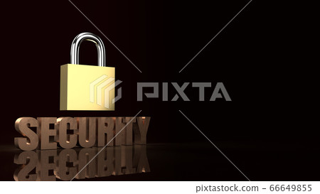 The security text and master key 3d rendering... - Stock Illustration ...