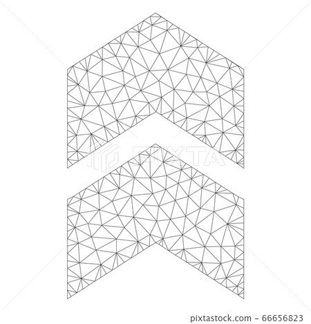 Mesh Vector Shift Up Icon - Stock Illustration [66656823] - PIXTA