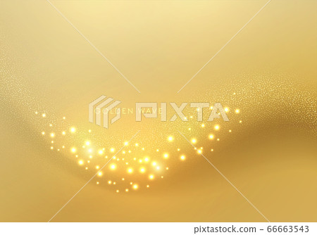 Abstract shiny color gold wave design element - Stock Illustration ...