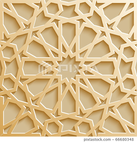 Seamless islamic pattern 3d . Traditional...-插圖素材 [66680348] - PIXTA圖庫