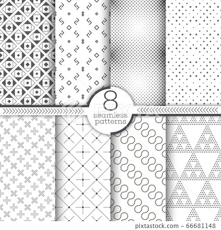 Set of vector seamless patterns - Stock Illustration [66681148] - PIXTA