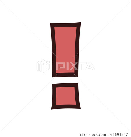 Surprised mark! Surprise symbol sign - Stock Illustration [66691397 ...