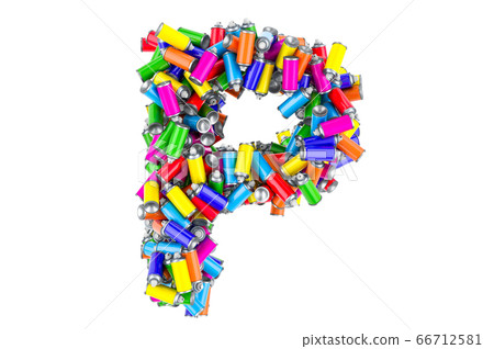 Letter P from colored spray paint cans-插圖素材 [66712581] - PIXTA圖庫