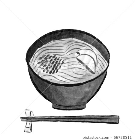 Illustration of Udon drawn with ink - Stock Illustration [66728511] - PIXTA