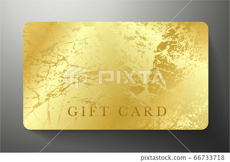 Gift Card with gold royal texture isolated on... - Stock Illustration ...