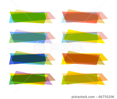 Colorful headline frame - Stock Illustration [66750206] - PIXTA