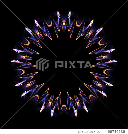 Beautiful nine-sided polygon 20200623_008 - Stock Illustration ...