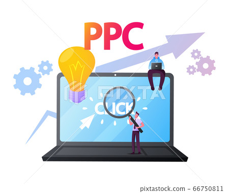 Ppc Business, Advertising Technology, Sponsored... - Stock Illustration ...