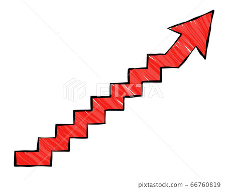 Stair arrow marker texture - Stock Illustration [66760819] - PIXTA