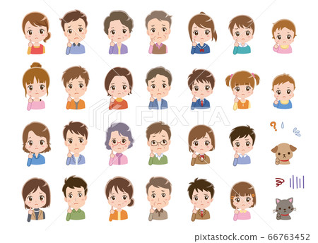 Family variation illustration - Stock Illustration [66763452] - PIXTA