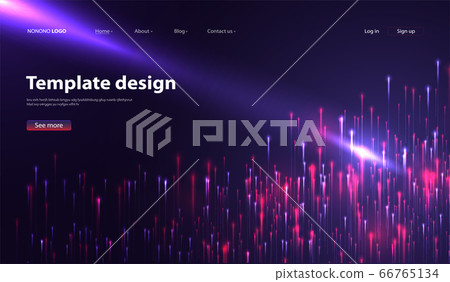 Abstract technology data visualization... - Stock Illustration ...