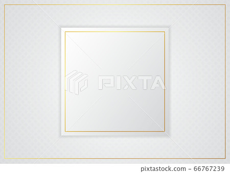 White luxury square shape design space for your-插圖素材 [66767239] - PIXTA圖庫