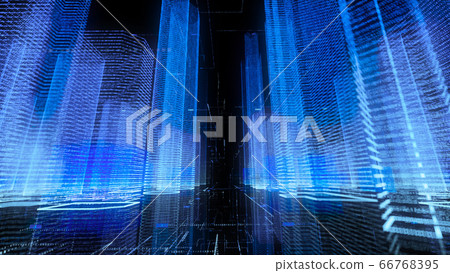 Cyber Digital Virtual Design BG - Stock Illustration [66768395] - PIXTA