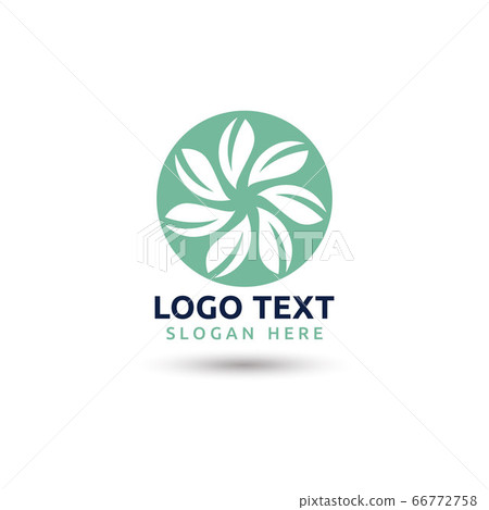leaf logo ecology nature element vector image - Stock Illustration ...