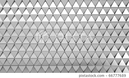 Abstract Silver Metal Triangle Polygon Wall... - Stock Illustration ...