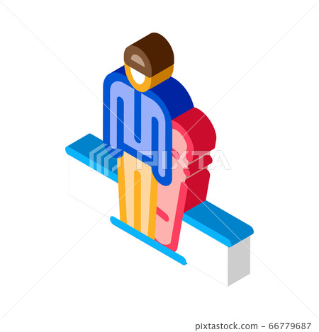 snowboarder sportsman isometric icon vector... - Stock Illustration ...