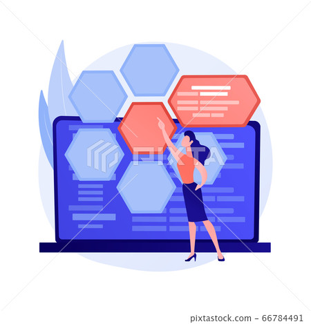 Web development and coding vector concept...-插圖素材 [66784491] - PIXTA圖庫