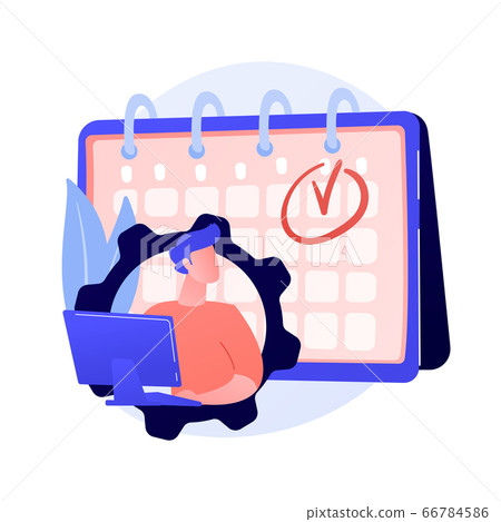 Project deadline date planning vector concept... - Stock Illustration ...