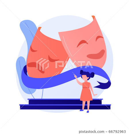 Theatre premiere night vector concept metaphor - Stock Illustration ...