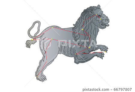 88 constellation Shadow Leo - Stock Illustration [66797807] - PIXTA