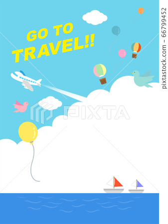 Travel promotion poster (go to campaign) - Stock Illustration [66799452 ...